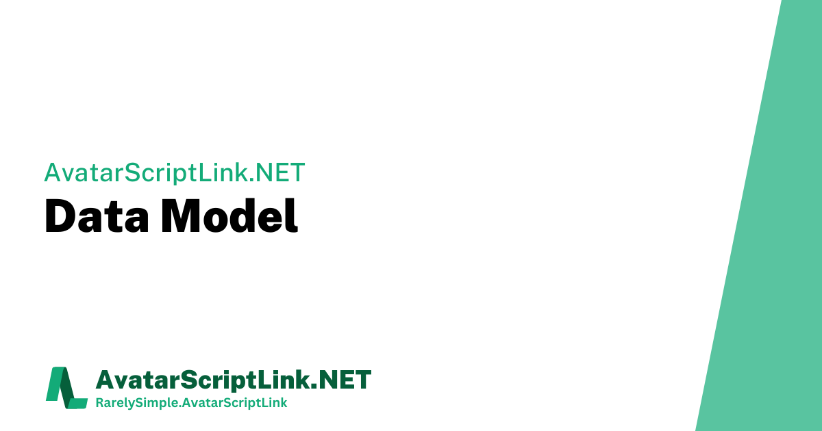 Data Model | AvatarScriptLink by RarelySimple